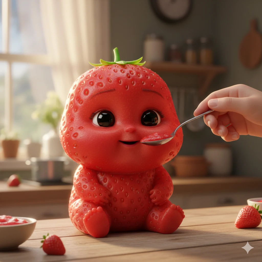 Como criar vídeos de ASMR de bebês frutas com IA: trend TikTok [2026] | Central de Prompts IA